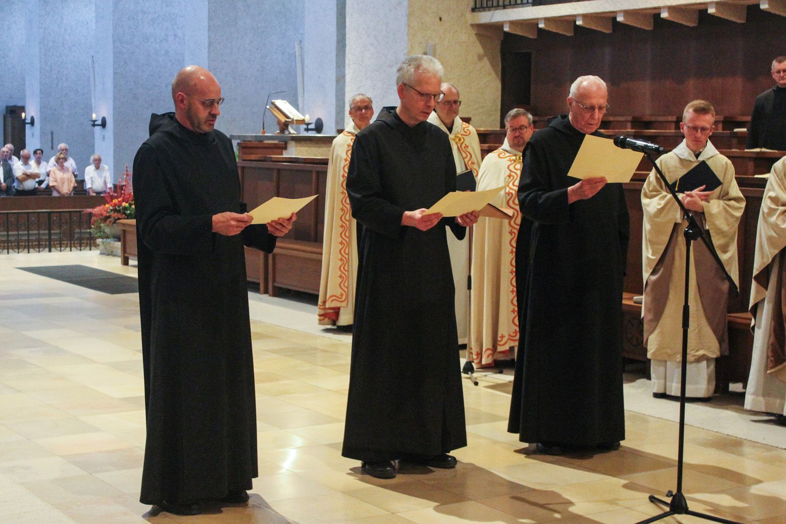 Abtei Münsterschwarzach – Abtei-Jubilare am Herz-Jesu-Fest